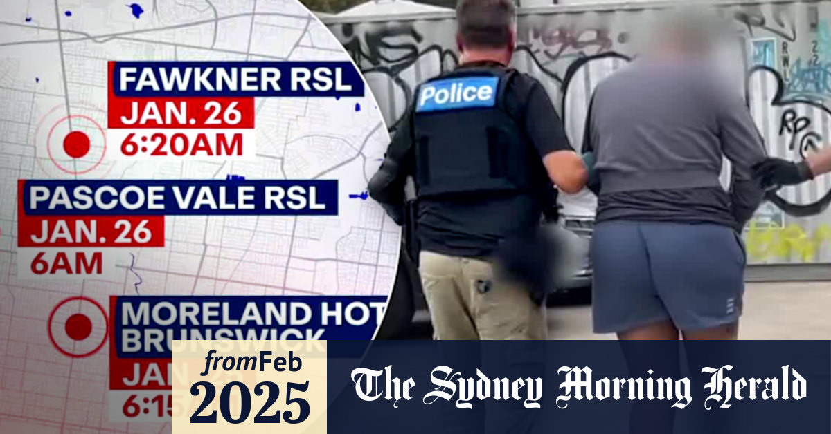 Video: Trio charged after spate of RSL burglaries in Melbourne